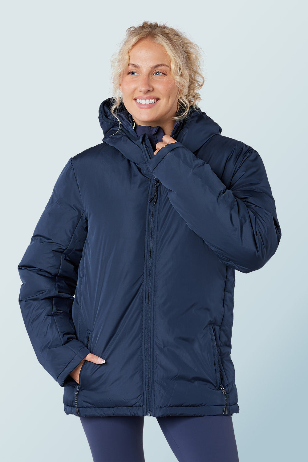 Padded Women's Jacket Navy – La Beeby